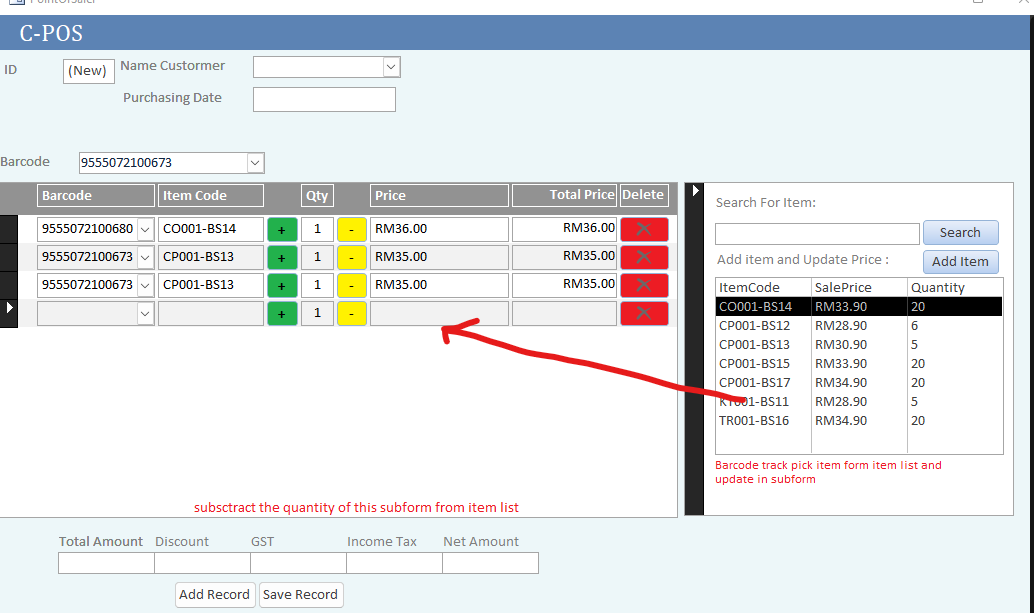 Solved How To Send Data From Subform To Subform Access World Forums