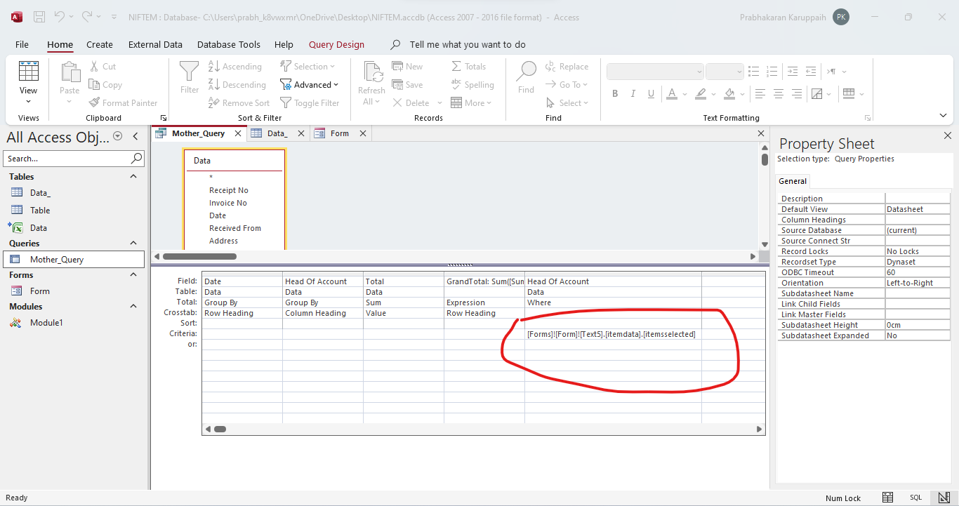Solved - Is it possible to enter/refer MultiValue Field's value as a criteria in a Query ...