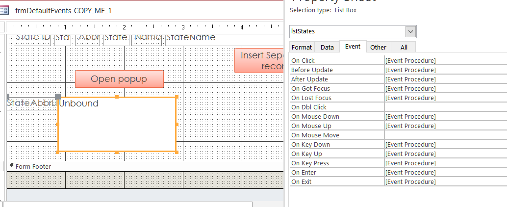 Solved Listbox Afterupdate And Click When There Is No Selection Page 2 Access World Forums