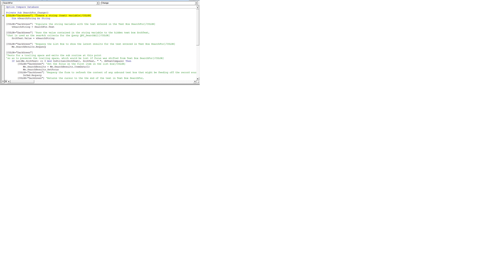 Method Or Data Member Not Found Access World Forums