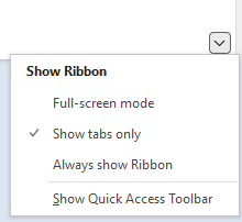 New style scrollbars & changes to the ribbon/QAT | Access World Forums